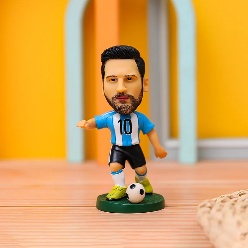 Promotional Gift Custom Football Player Figurine Resin 3d Footballer ...