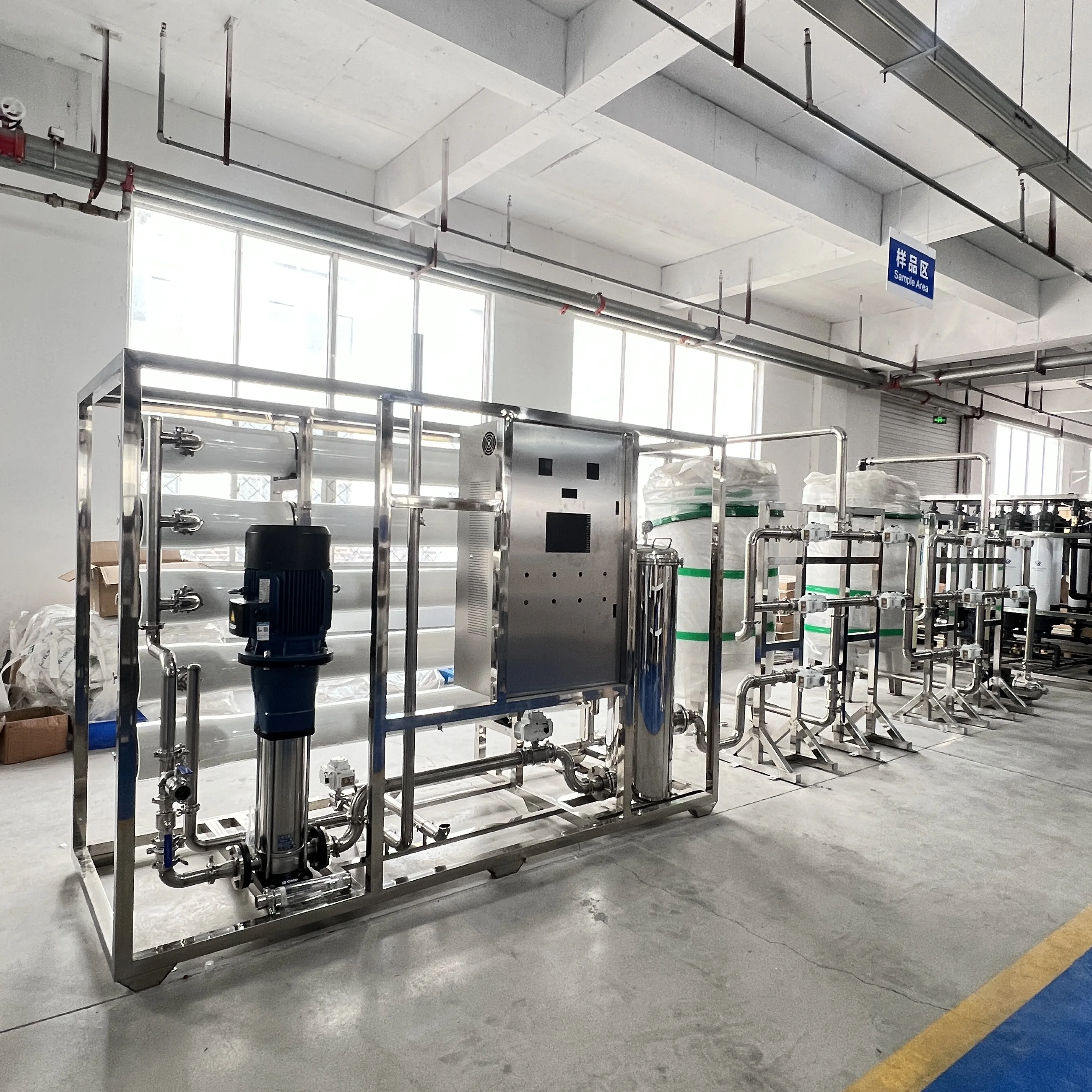 1TPH Industrial RO Water System Plant Pure Drinking Reverse Osmosis ...