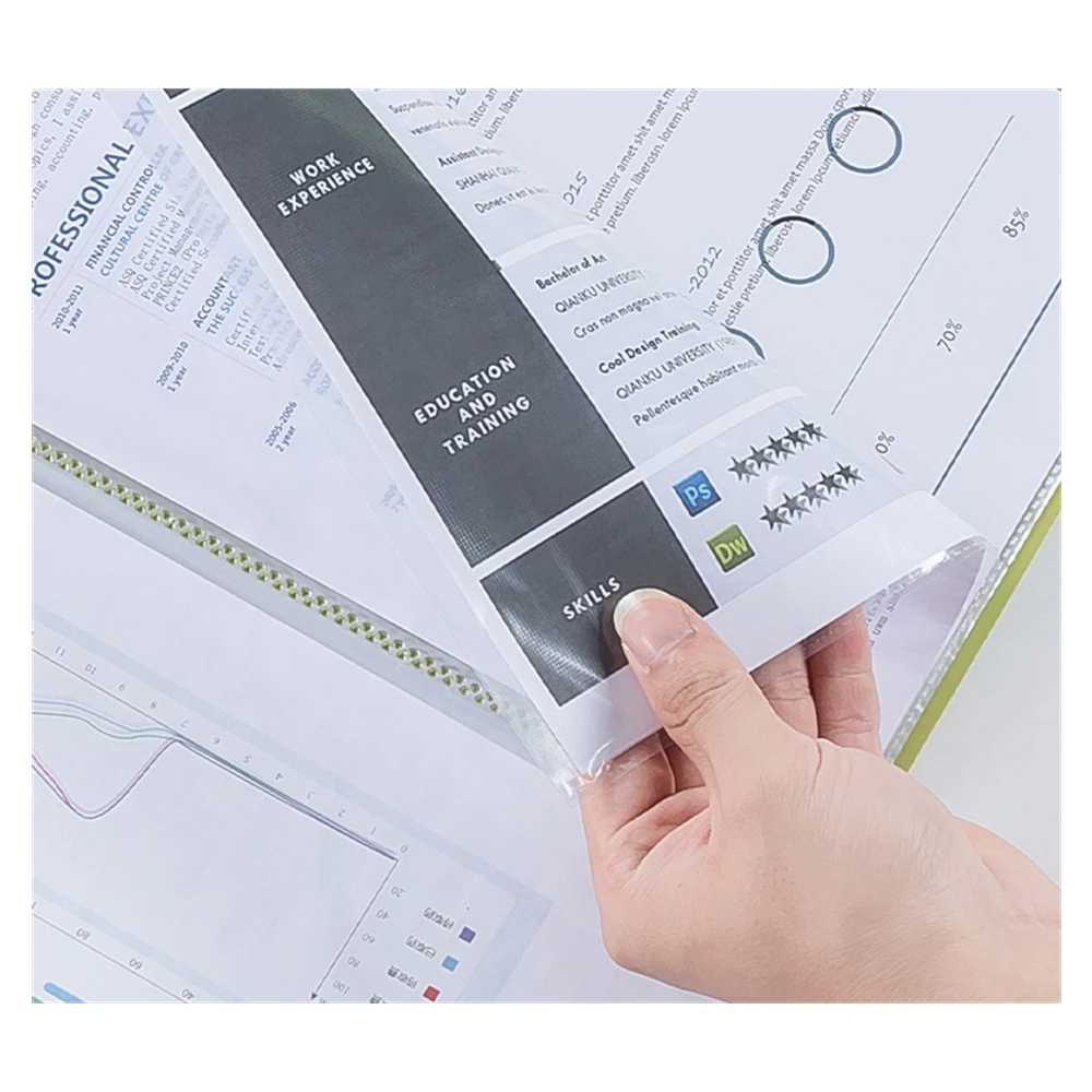 A4 Clear Book Display Book A4 Candy Color Display Book Folder(details ...