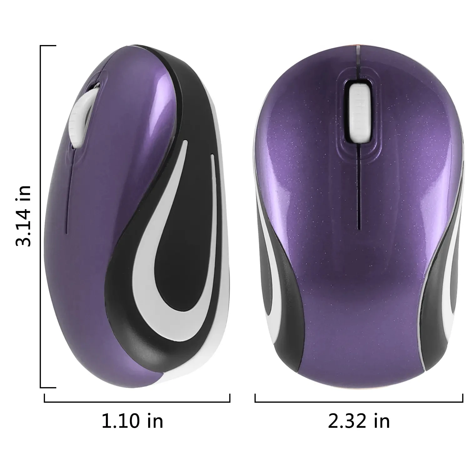 Wireless Mouse Rechargeable Ergonomic Mouse Office Computer Custom ...