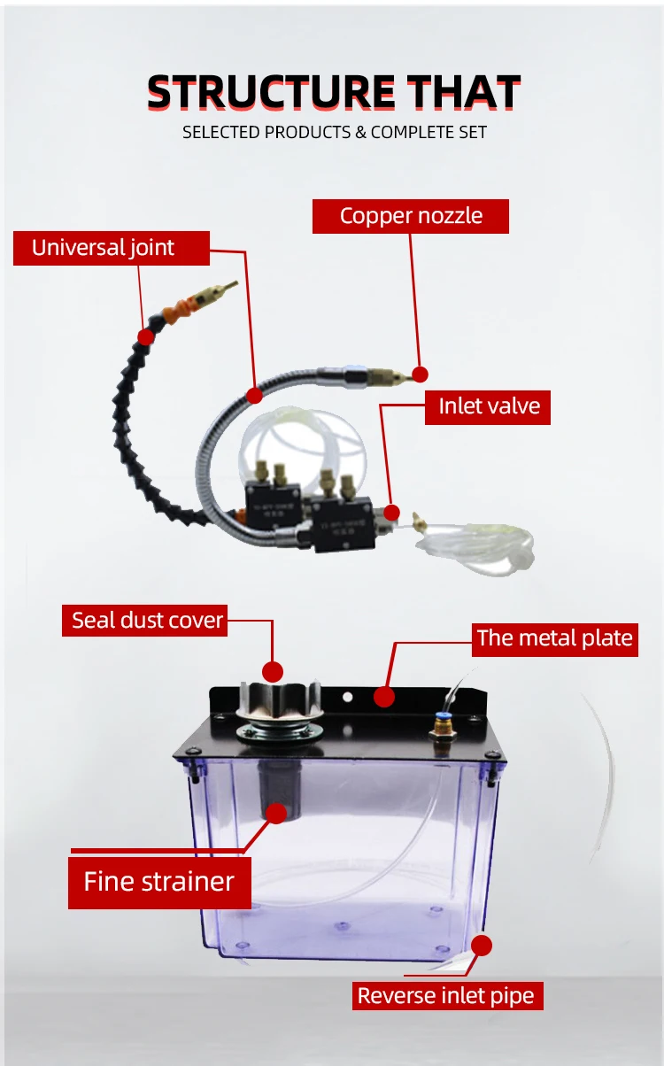 Mist Coolant Lubrication Spray System for CNC Machines