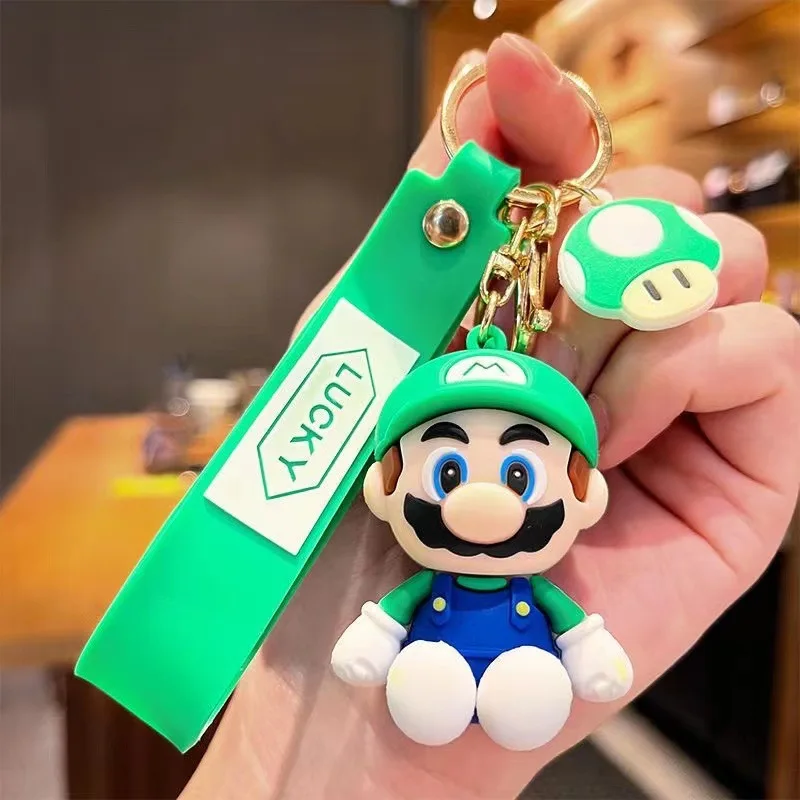 Customizable Game Mushroom Character Dolls Key Chains