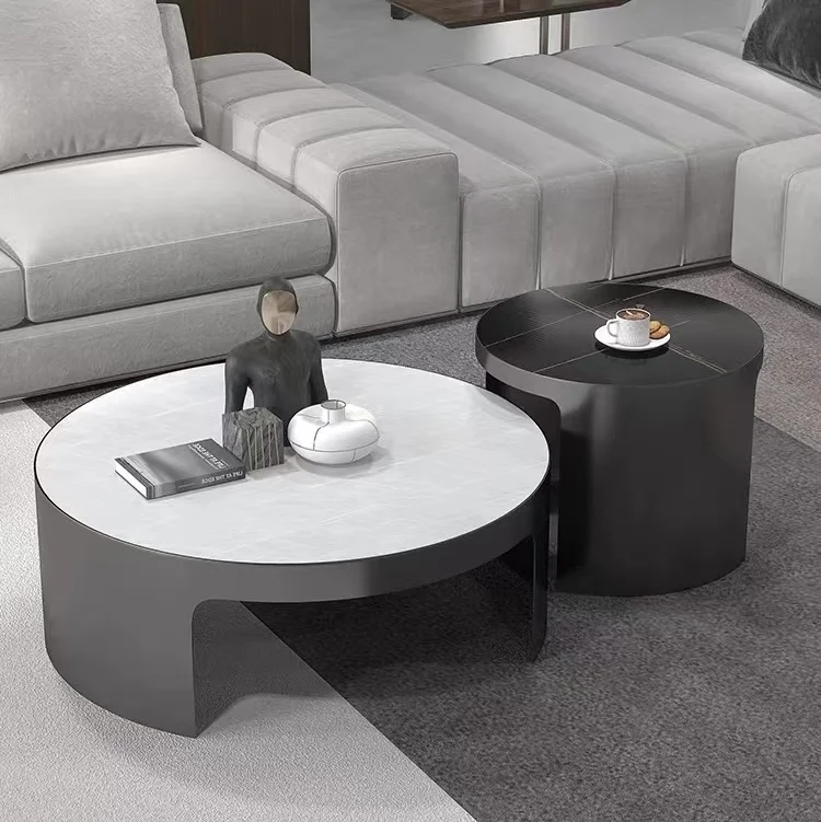 Luxury Gold Coffee Table Set - Foshan Manufacturer