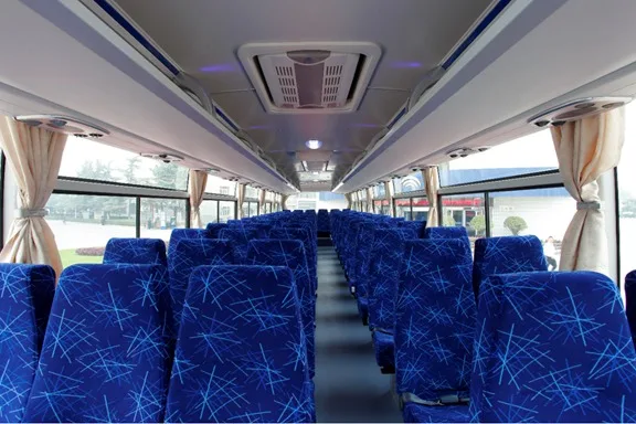 70 Seats Passenger Coach Bus ZK6126D with TV Screens & USB Charging ...