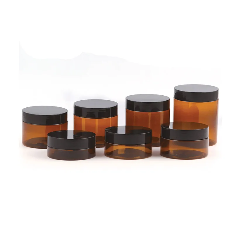 50g 100g 120g 150g 200g 250g 350g 500g Large Candy Amber Pet Containers ...
