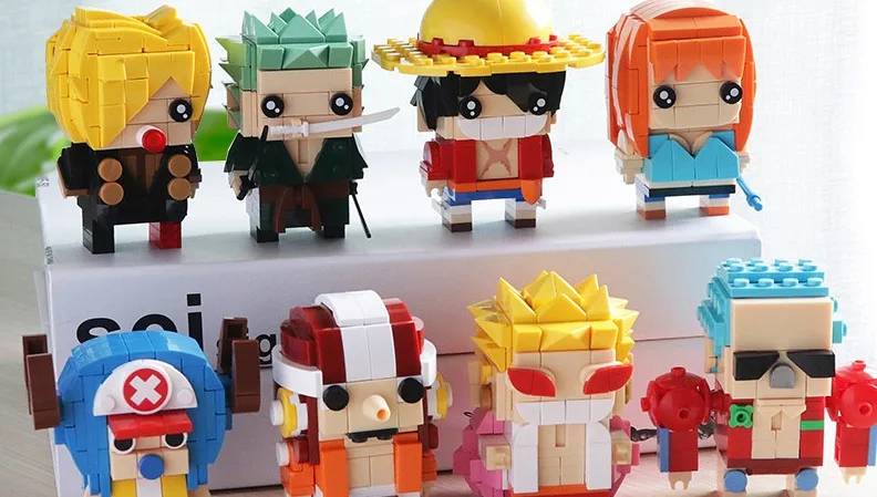 Anime Doll Nautical Mini Building Blocks Cartoon Character Series Diy ...