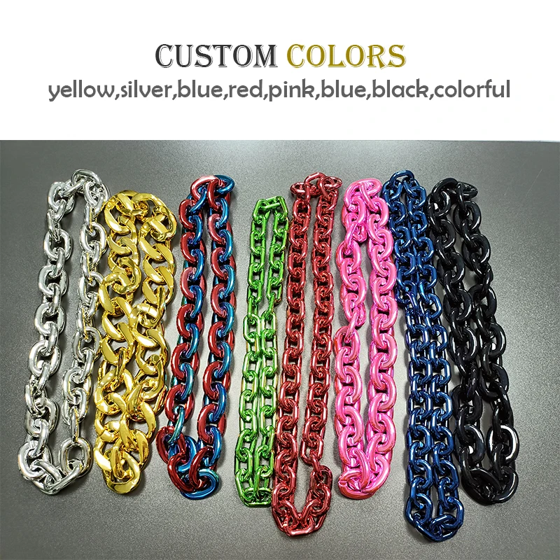 Custom Fan Chain Necklace Football Baseball Team Brand Logo Big Fan ...