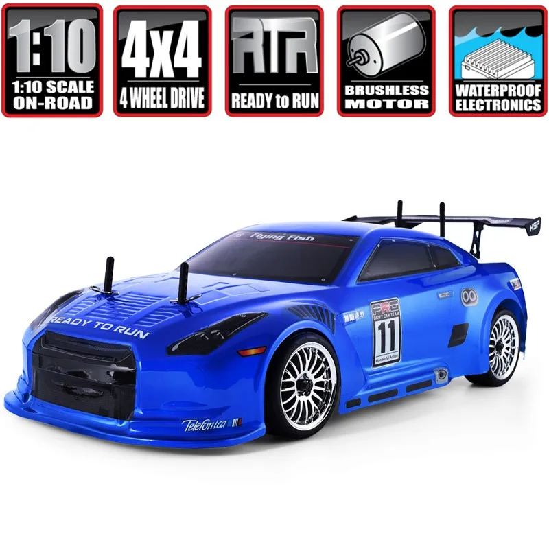 HSP 94123PRO Rc Drift Car 1 10 4wd On Road Racing FlyingFish Electric Power Brushless Lipo High Speed Hobby Remote Control Car Alibaba