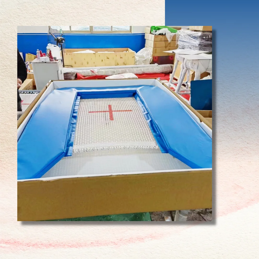 Open-end Mini Trampoline 120*126 Cm Profession Training Springboard ...