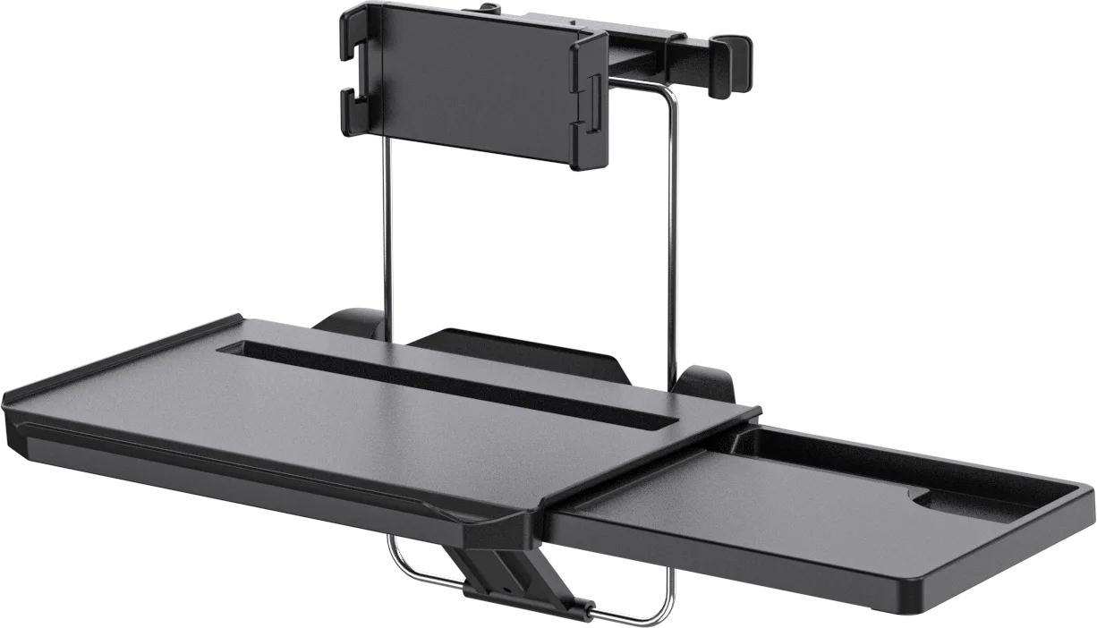 2-in-1 Car Back Seat Headrest Table ABS Foldable Travel Desk for Kids ...