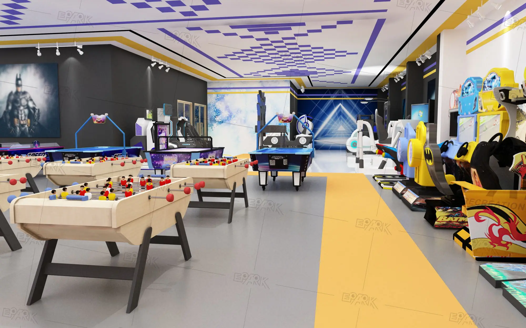 Indoor Arcade Game Machine - Air Hockey Table with Prize