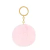 Promotional 8cm Small Pom Pom Keychain Safety Keychains For Women Key ...