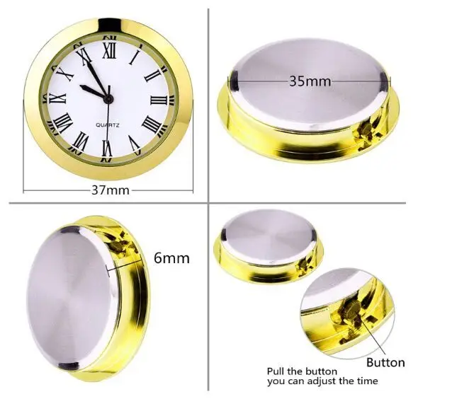 Metal Wrist Watch 36mm Insert Watch Craft Clock Inserts - Buy Metal ...