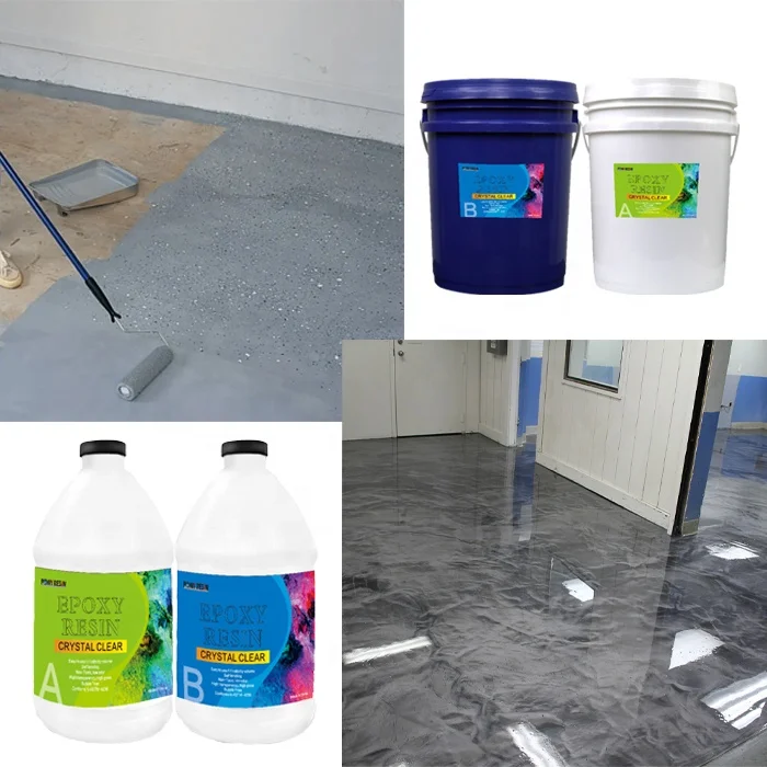 Self Leveing Epoxy Resin for Industrial Metallic Epoxy Paint Resin ...