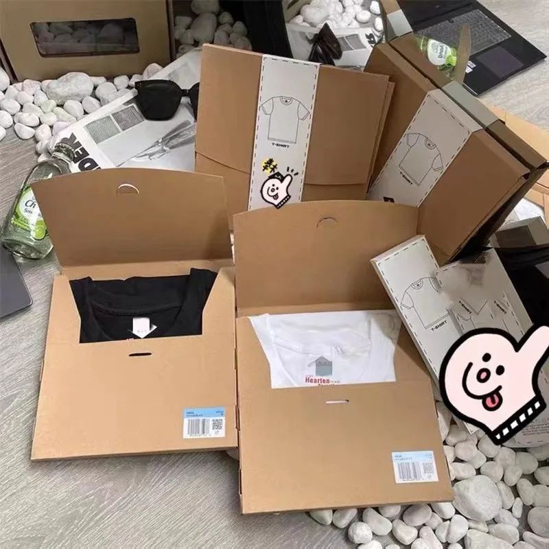 Big Size Kraft Paper Garment Envelope Packaging Custom T Shirt Box With ...
