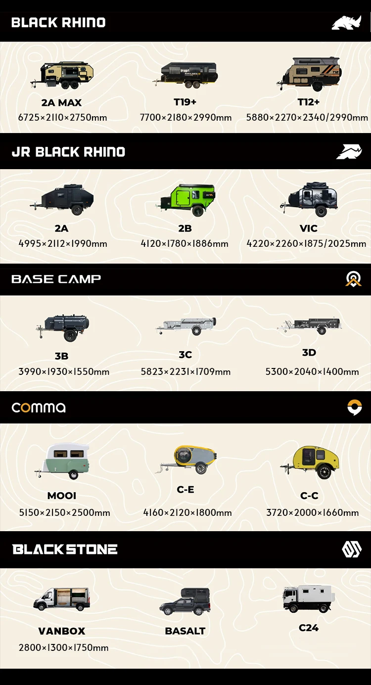 Off Road Trailer 4x4 Camper Kit - Hybrid Offroad Experience