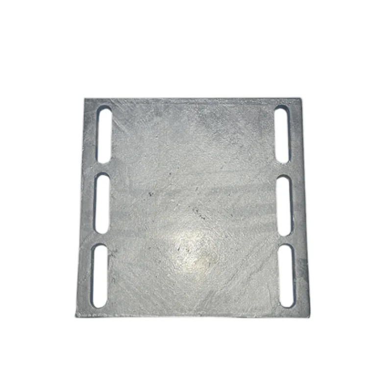 Hot Dip Galvanizing Q235B Steel Embedded Parts Plate Foundation Base ...