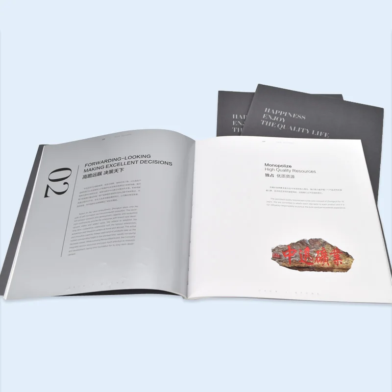 Customized 4-color Printing Catalog Brochures Learnings Paper Book ...