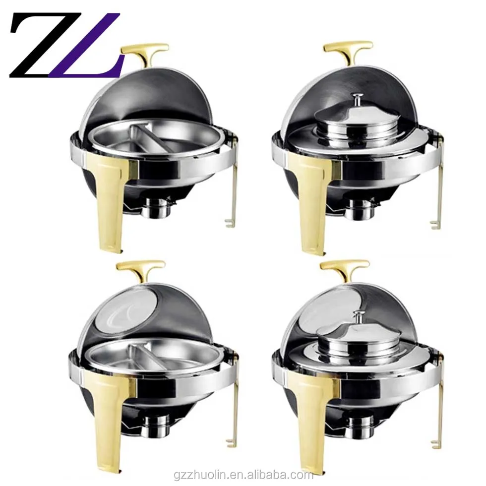 Gold Chafer Dishes - Elegant Shuffing & Caffing Solutions