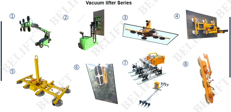 300kg - 800kg Mobile Crane Lifting Window Glass Marble Slab