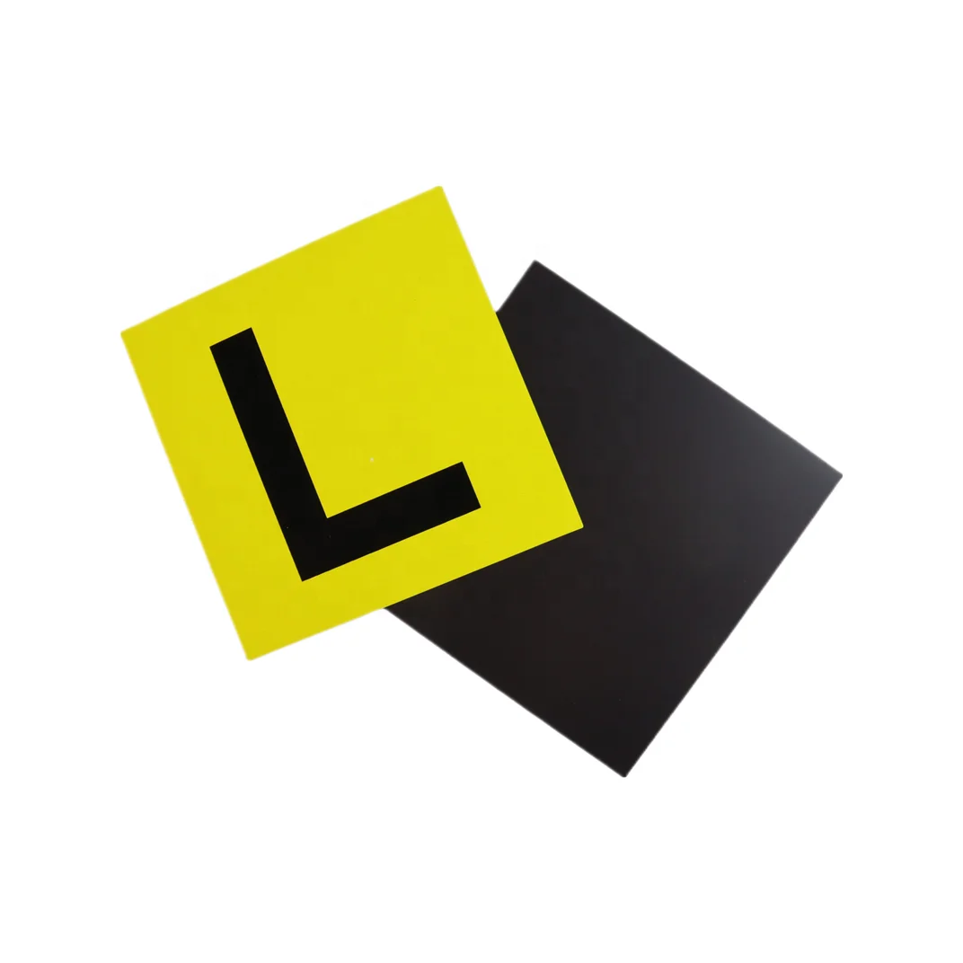 2pcs Magnetic Learner L Plates Motorcycle Car Sticker Magnetic L Plates ...