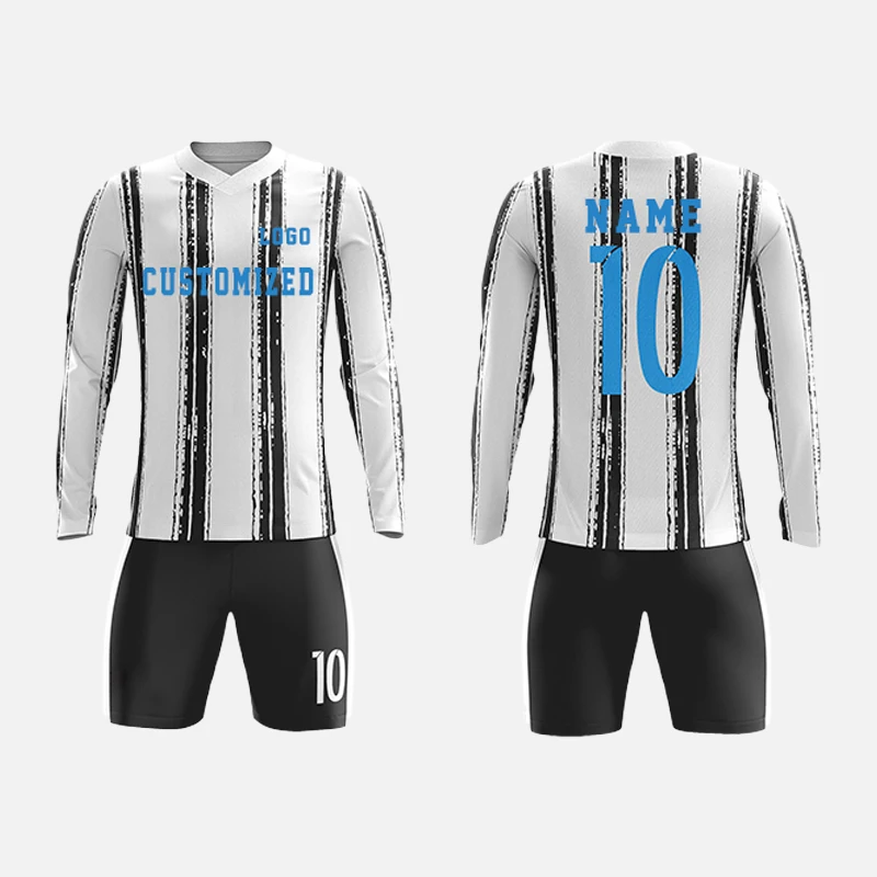 Custom Football Goalkeeper Set Football Jersey Latest Club Men's Long ...