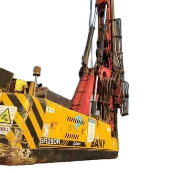 Hot Sell Used Piling Rig Sany Sr280 Used Bored Pile Drilling Machine ...