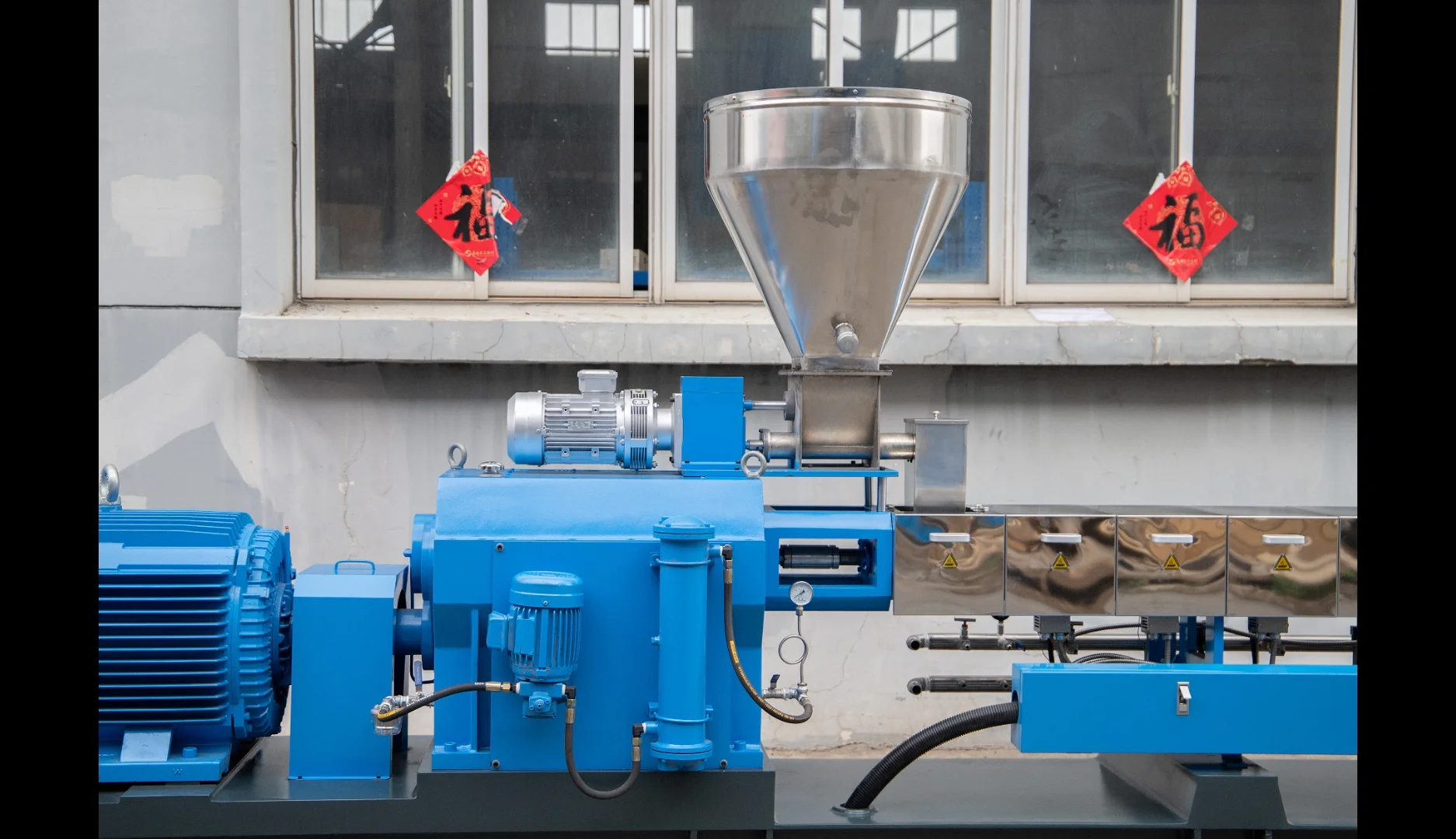 Fep Ptfe Twin Screw Extruder Pelletizer Production Line - Buy Fep Ptfe ...