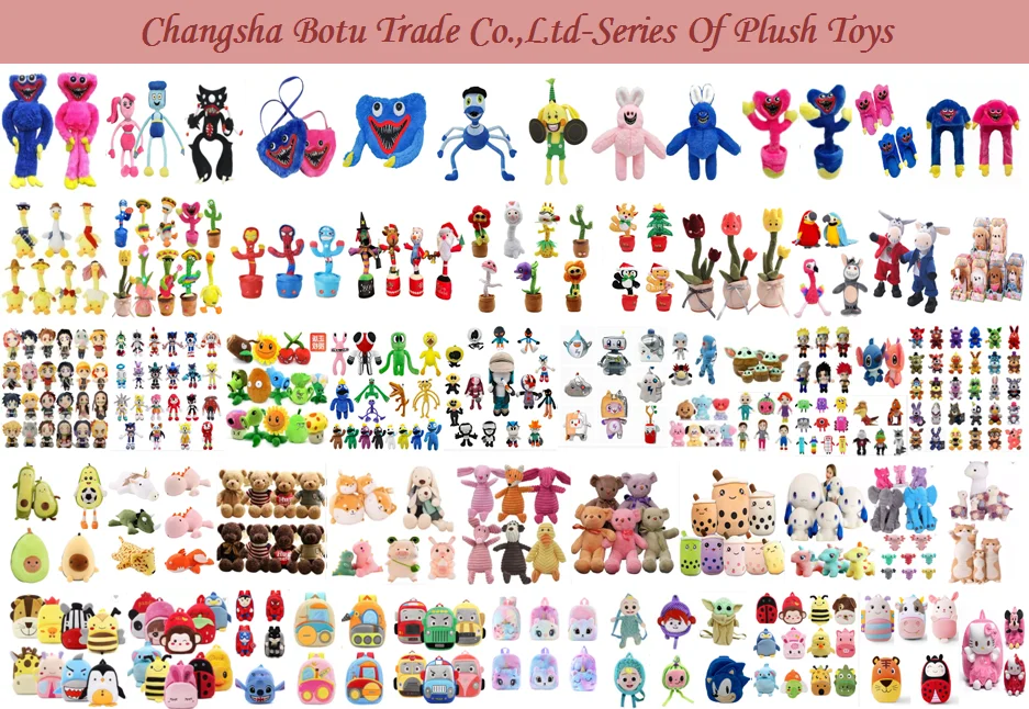 Botu Toy Siren Head Plush Toys White Black Sirenhead Stuffed Doll ...