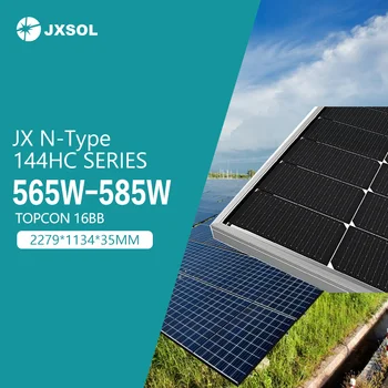 Topcon Solar Module 575w 580w 585w N-type 16bb Photovoltaic Panel Solar ...