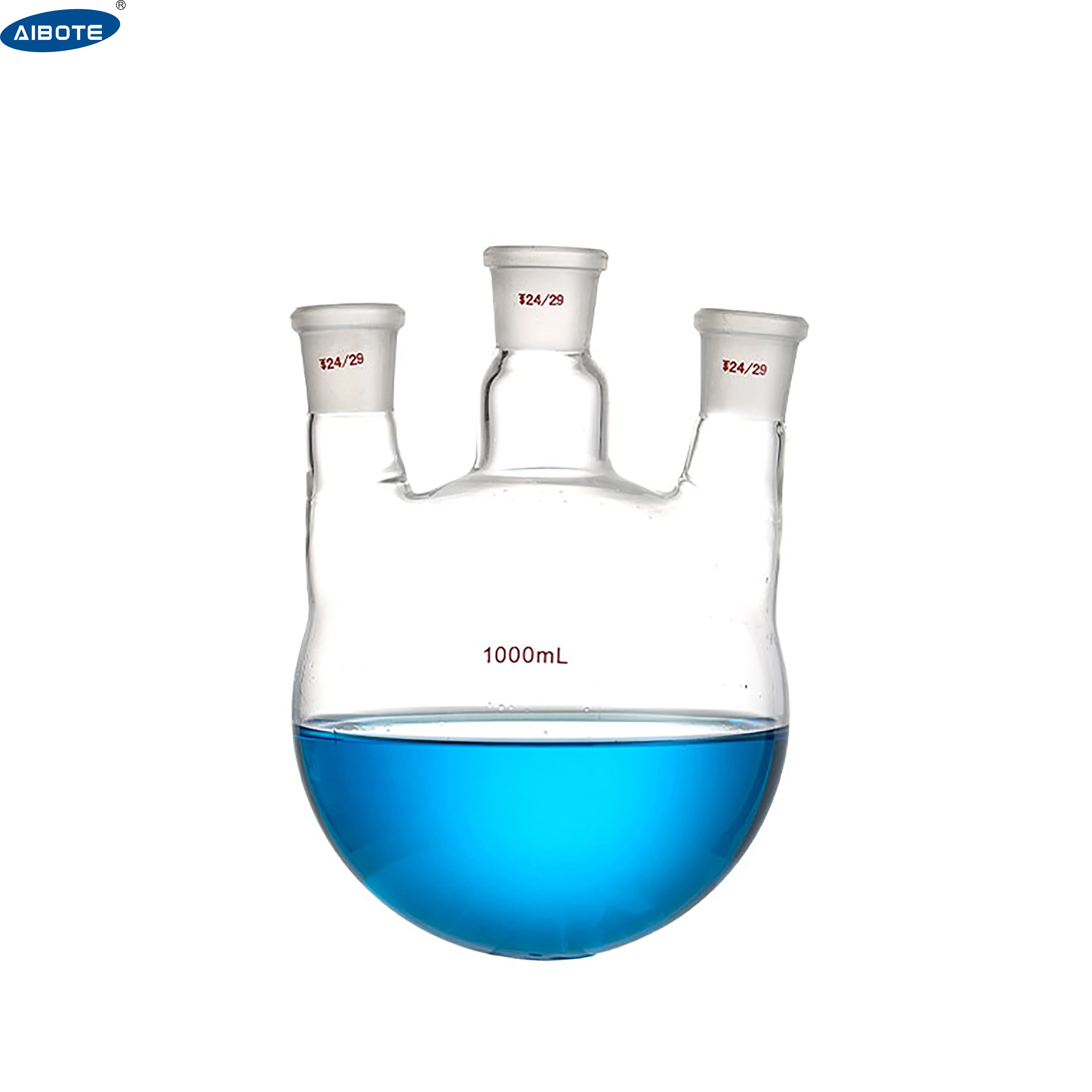 500ml Laboratory Equipment Boiling Glass Three Neck Round Bottom Flask| Alibaba.com