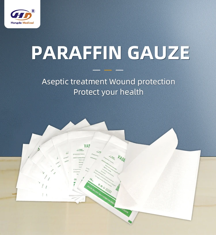 Compress Paraffin Medical Disposable Sterile Gauze Medical Supplies ...