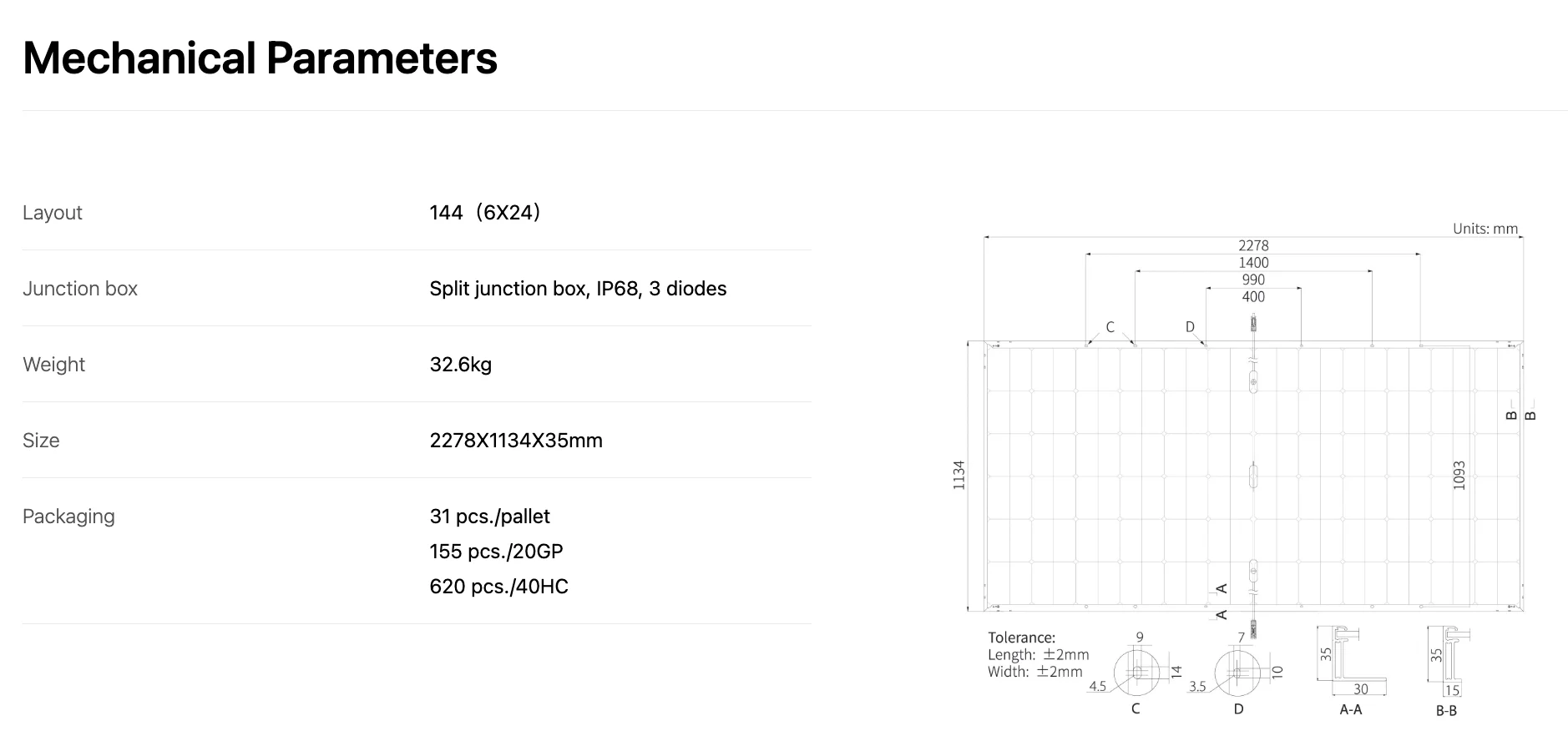 Longi Solar Panels - 555W-570W PV Panels with 30-Year Warranty