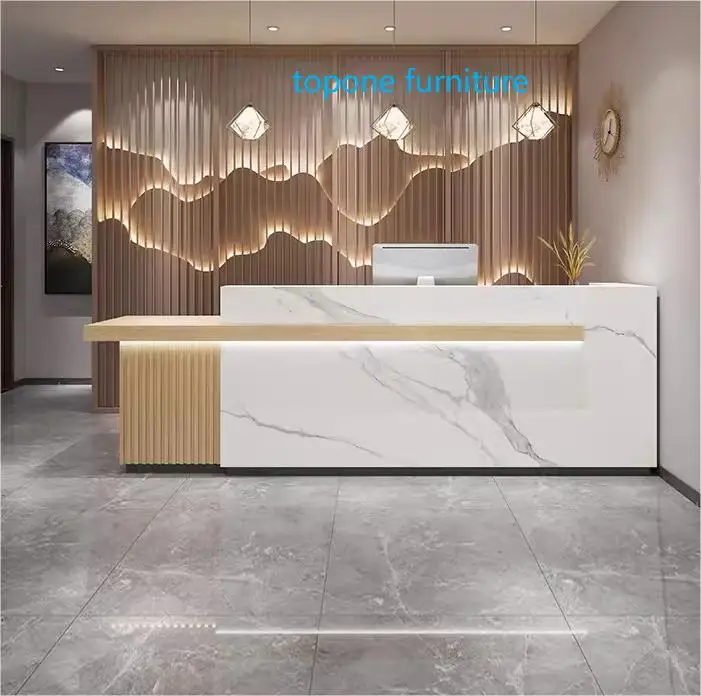 Office Furniture Chinese Modern Reception Desk Front Table| Alibaba.com