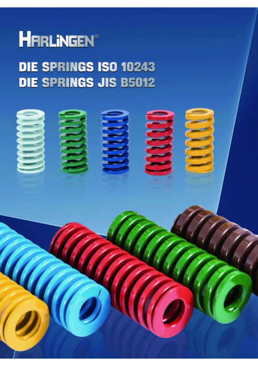 DIE Spring ISO 10243 Extra Light Load Duty Light Green Mould Spring