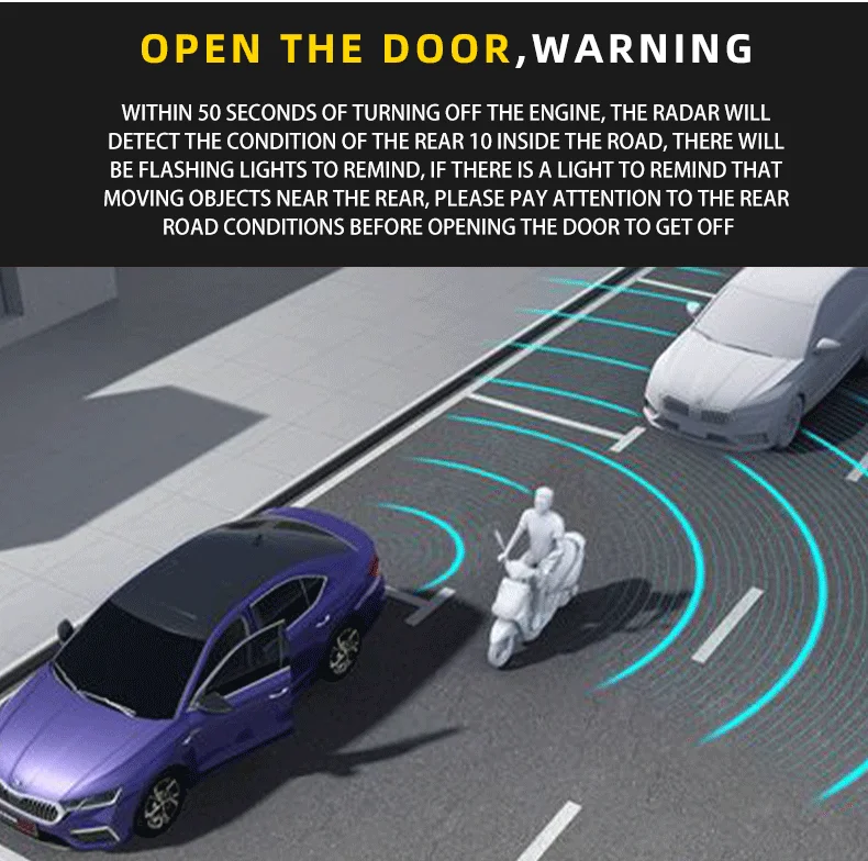 Universal Car Bsm Blind Spot Monitoring Parallel System With Gps 24ghz ...