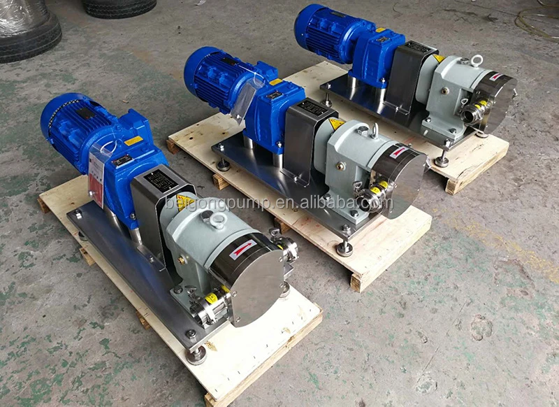 Butterfly Two Lobe Tri-Lobe Rotor Stainless Steel Pump