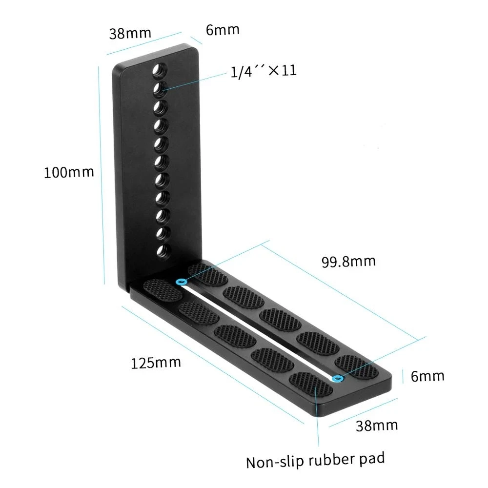 Universal L Shape Bracket Holder Gimbal Stabilizer Ball Head Tripod ...