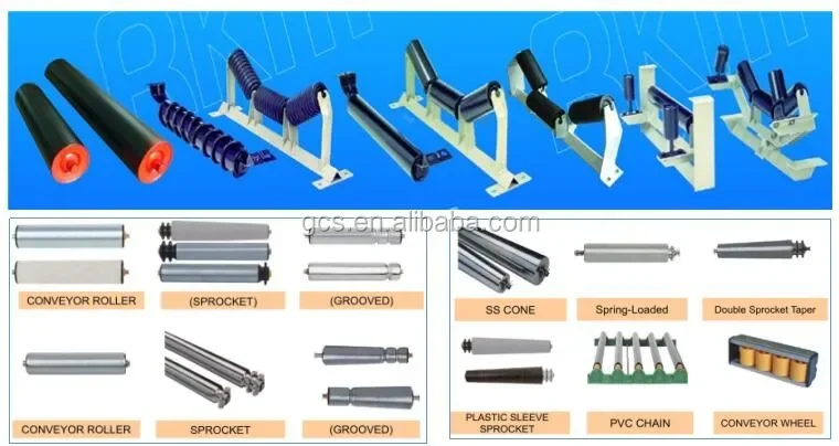 Buffer Roller With Rubber Disc Coated Return Steel Conveyor Roller ...