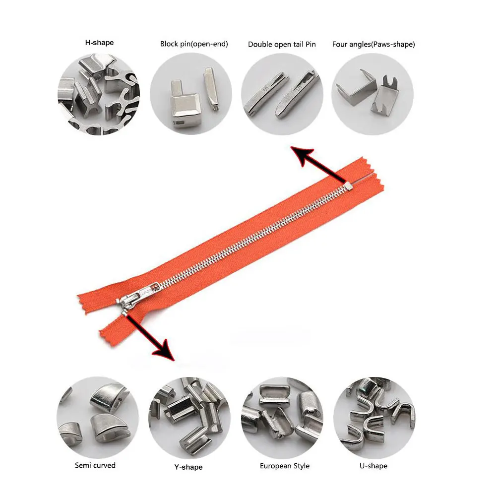 Zipper Pin & Box Left Right Side Zipper Parts| Alibaba.com