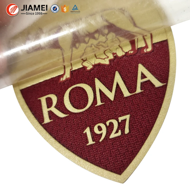 Custom 3d Logo Heat Press Silicone Raised Rubber Heat Transfer Iron On Patch Sticker For T-shirt ...