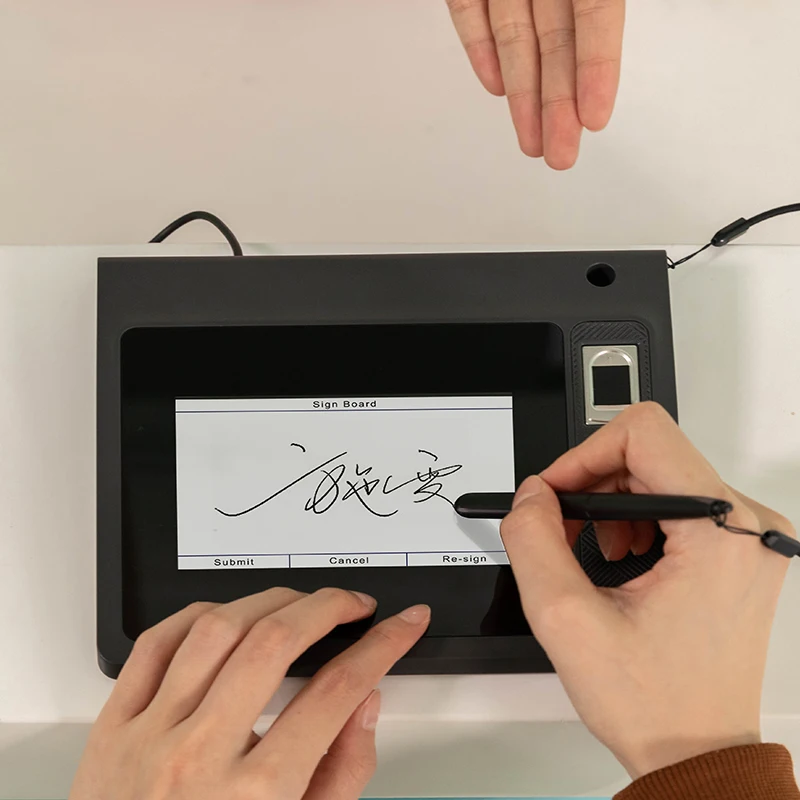 HUION DS510 DS530S Digital Signature Devices with Fingerprint Support