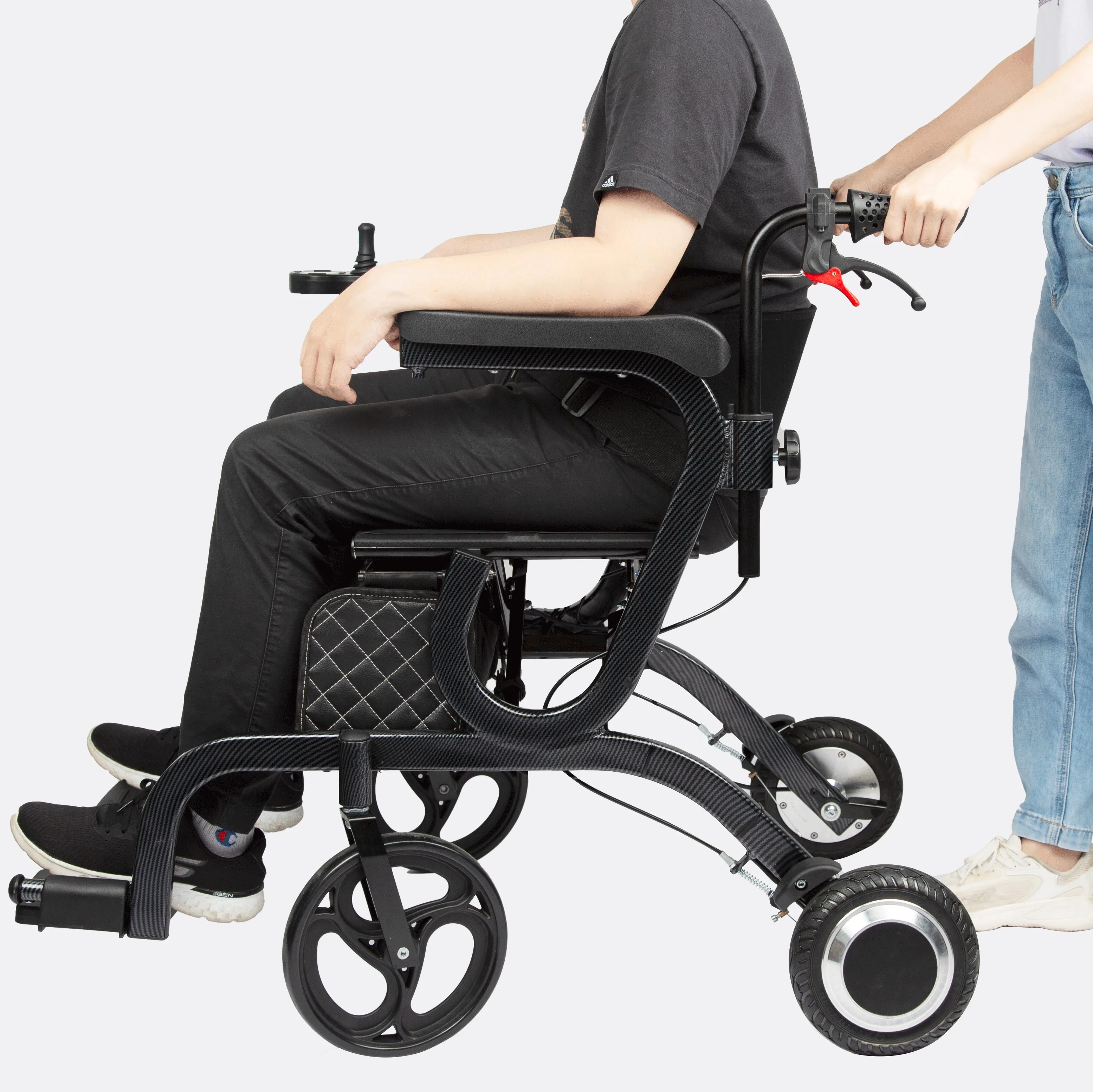 500w Motor Power Folding Portable Rollator Walker Adult Walker With ...