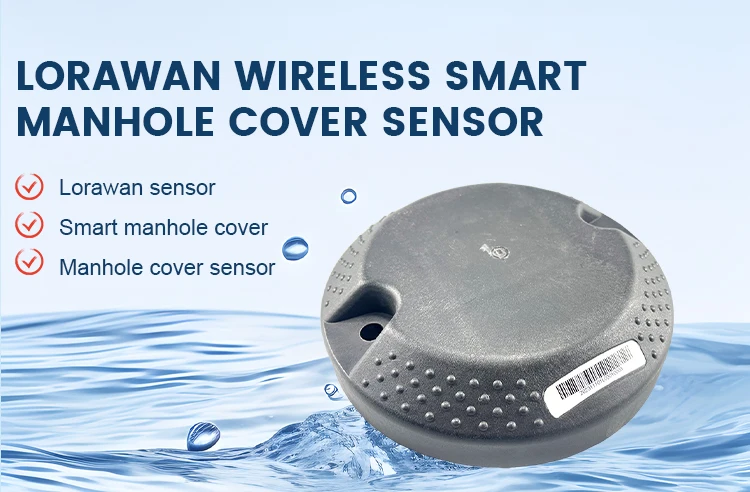 Manhole Cover Monitoring - Long Battery Life Lorawan Iot Sensor