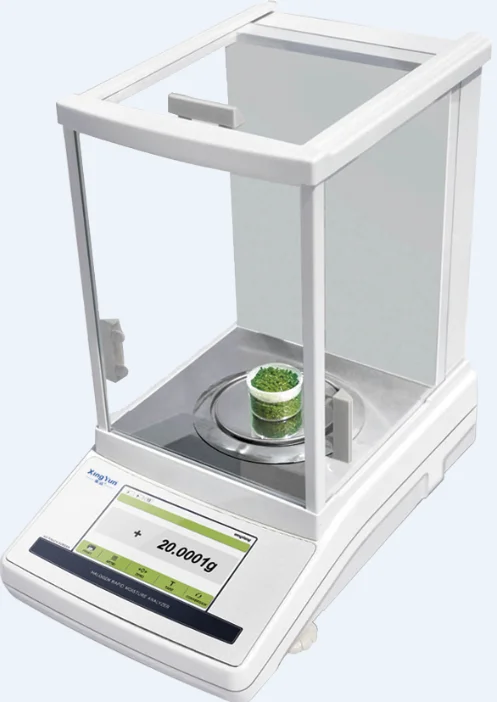 0.0001g 100g Internal Calibration Electronic Weighting Balance For Laboratory Food Chemical Tea ...