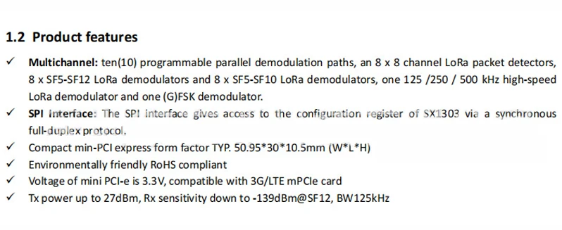 GL5311 Lora Module - Lorawan Gateway for Helium Research