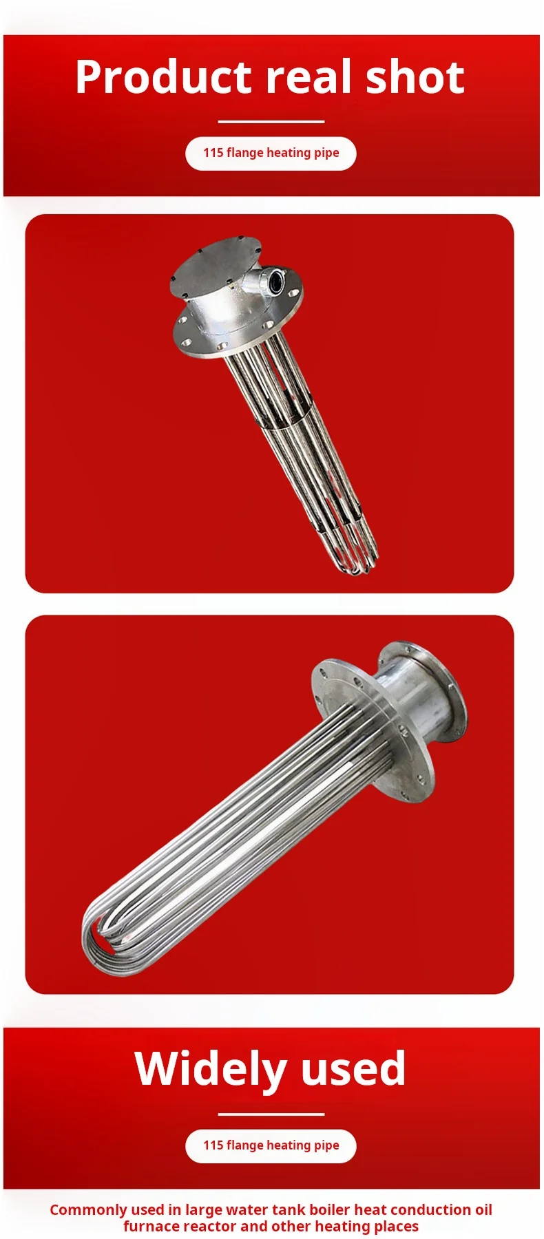 Explosion-proof Heating Pipe 220v380v Electric Heating Tube 304 ...