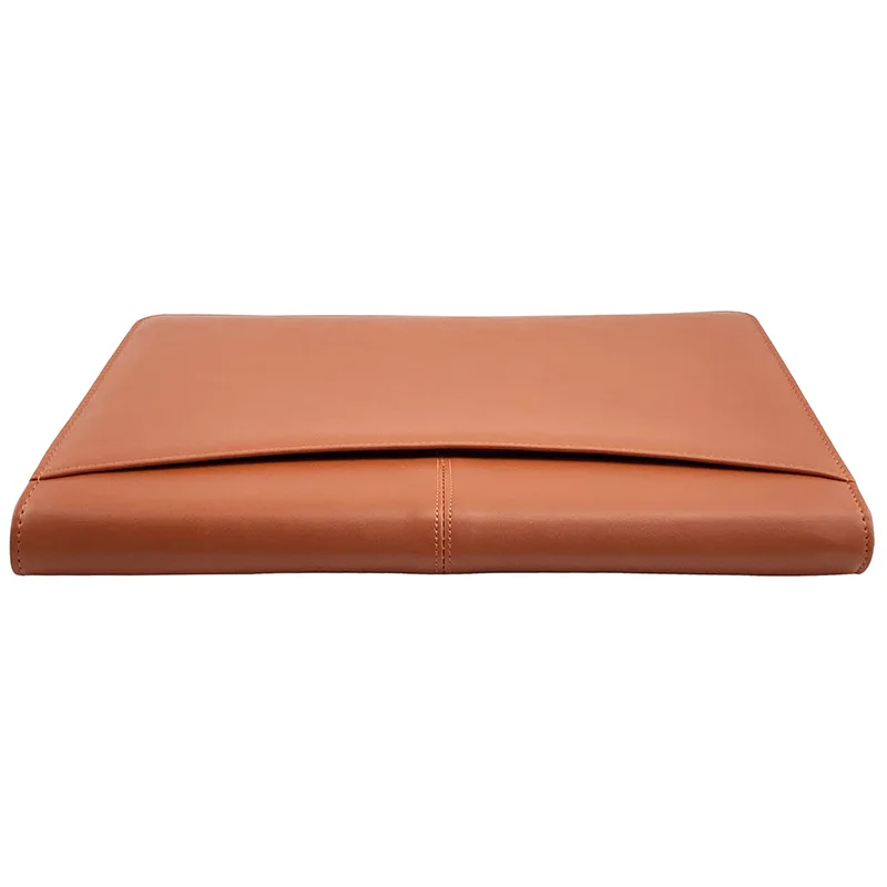 Modernqiu A4 Custom PU Leather Compendium Portfolio File Folder