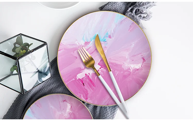 Custom Printed Ceramic Dinner Plate Ceramic Dishes Plate Printing ...