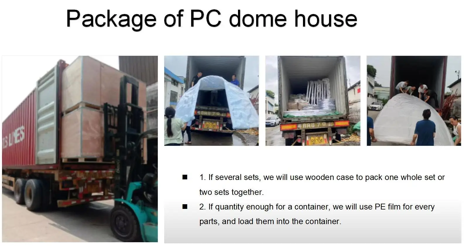 Sturdy PC Bubble House - Modern Transparent Tent Domes